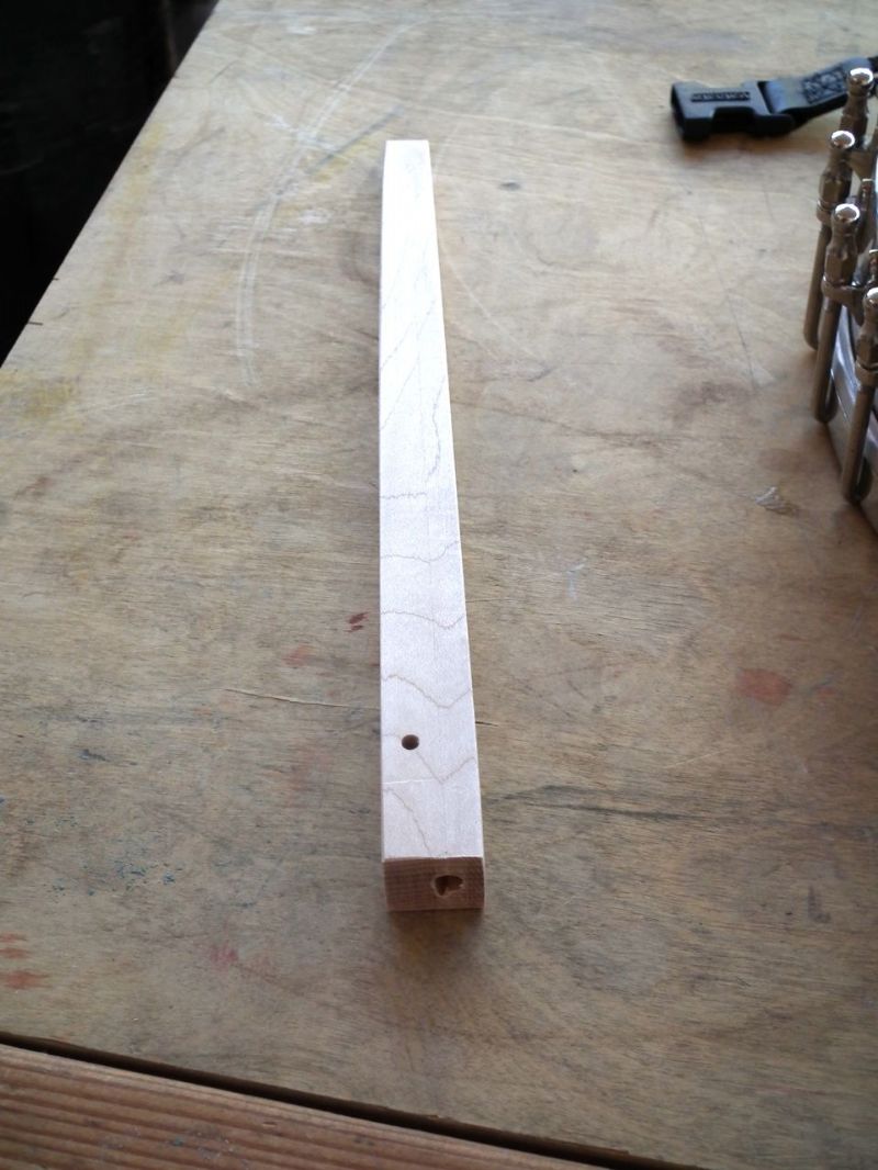 Finished Dowel Stick. Note offset rod hole - grm405's Photos - Banjo ...