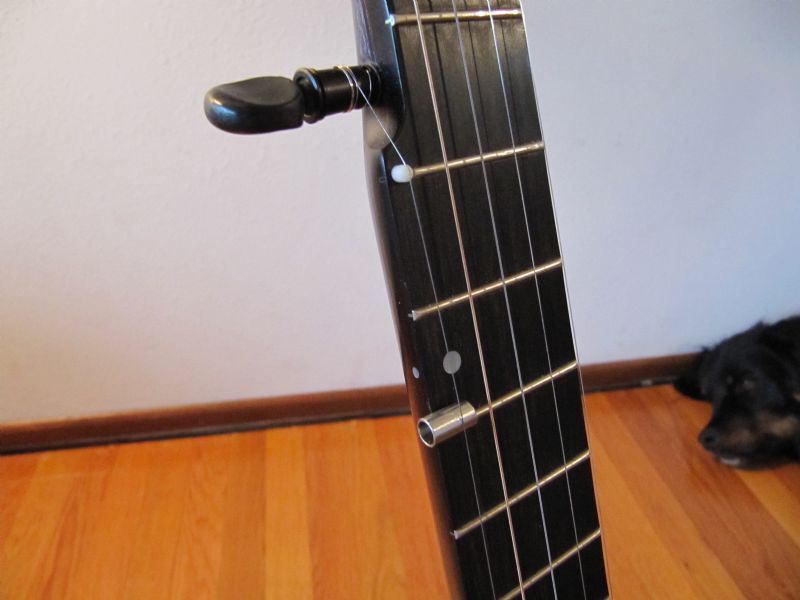 Home made 5th string capo works good! - Tom Berghan's Photos - Banjo ...