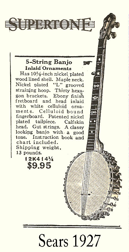 SuperTone 414 from 1927 Catalog - Jim D's Photos - Banjo Hangout