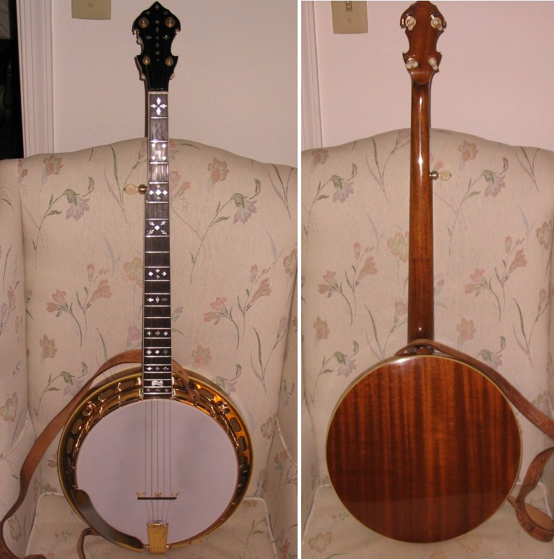 Snowflake Special front & back - Paul Bock's Photos - Banjo Hangout