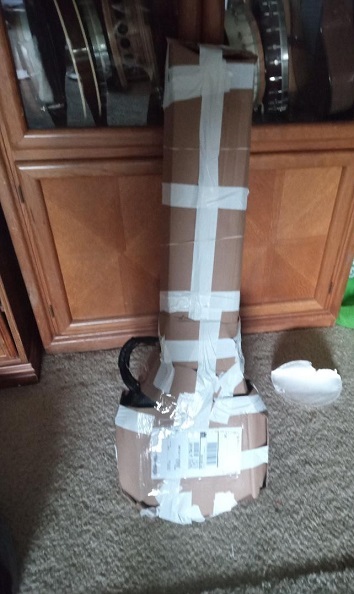 Cardboard customized shipping box - mike gregory's Photos - Banjo Hangout