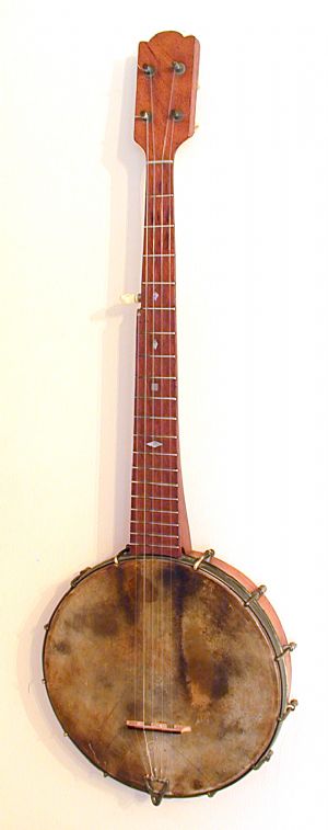 FRONT --Homemade Banjo, c1890-1910 - BrittDLD1's Photos - Banjo Hangout