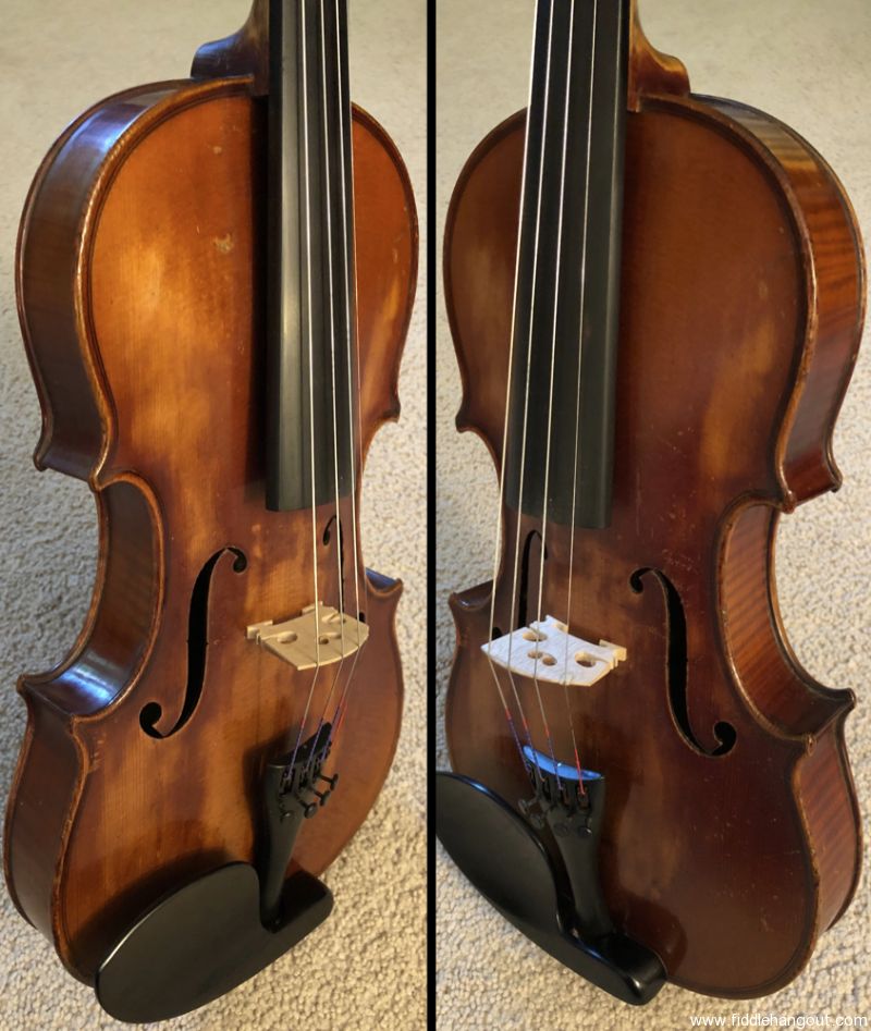 SOLD: Genuine Vintage E. Martin Violin, Sachsen, Germany, c. 1907 ...