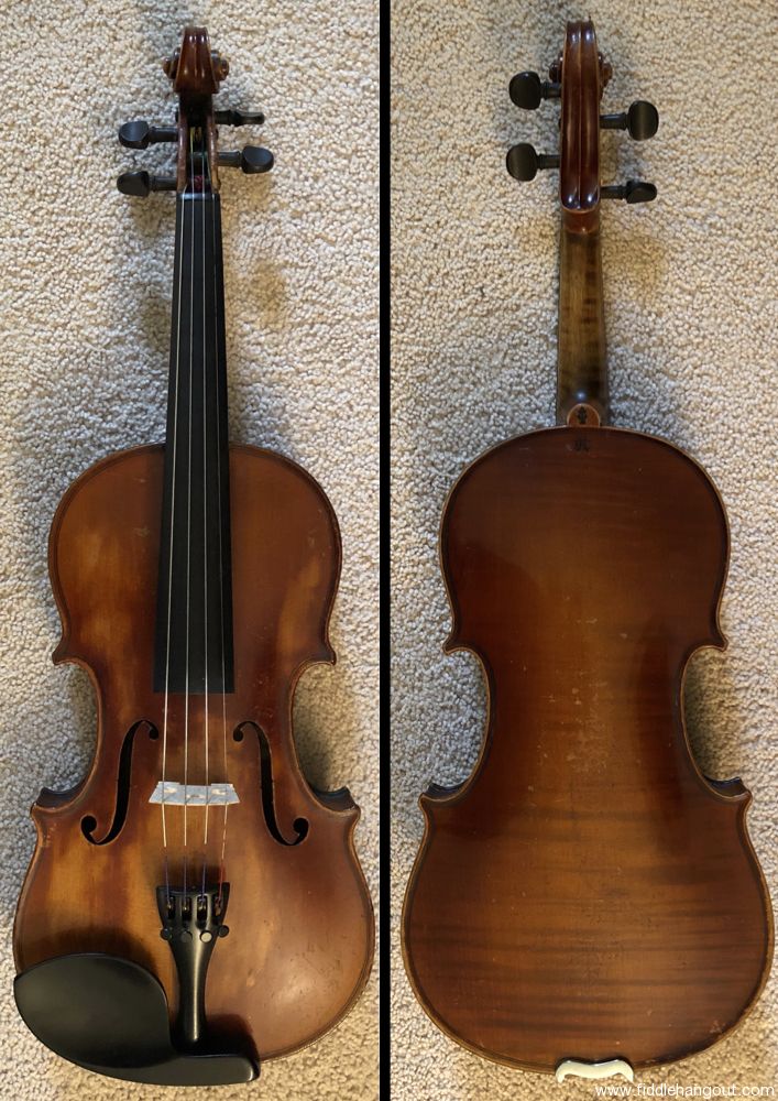 SOLD: Genuine Vintage E. Martin Violin, Sachsen, Germany, c. 1907 ...