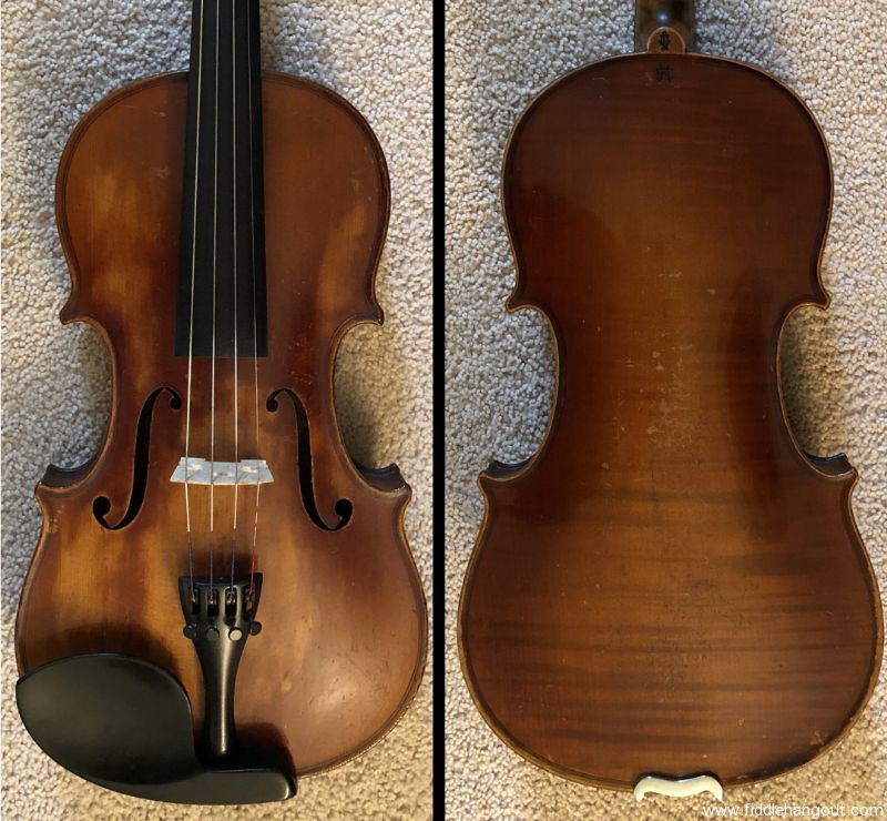 SOLD: Genuine Vintage E. Martin Violin, Sachsen, Germany, c. 1907 ...