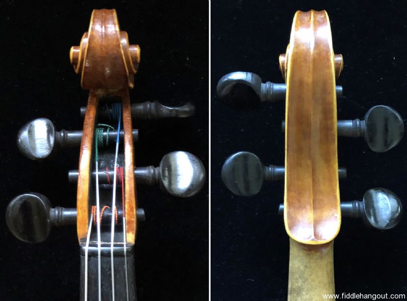 SOLD: Nice German Fiddle, c. 1900 - Very Good Player, Beautiful Double ...