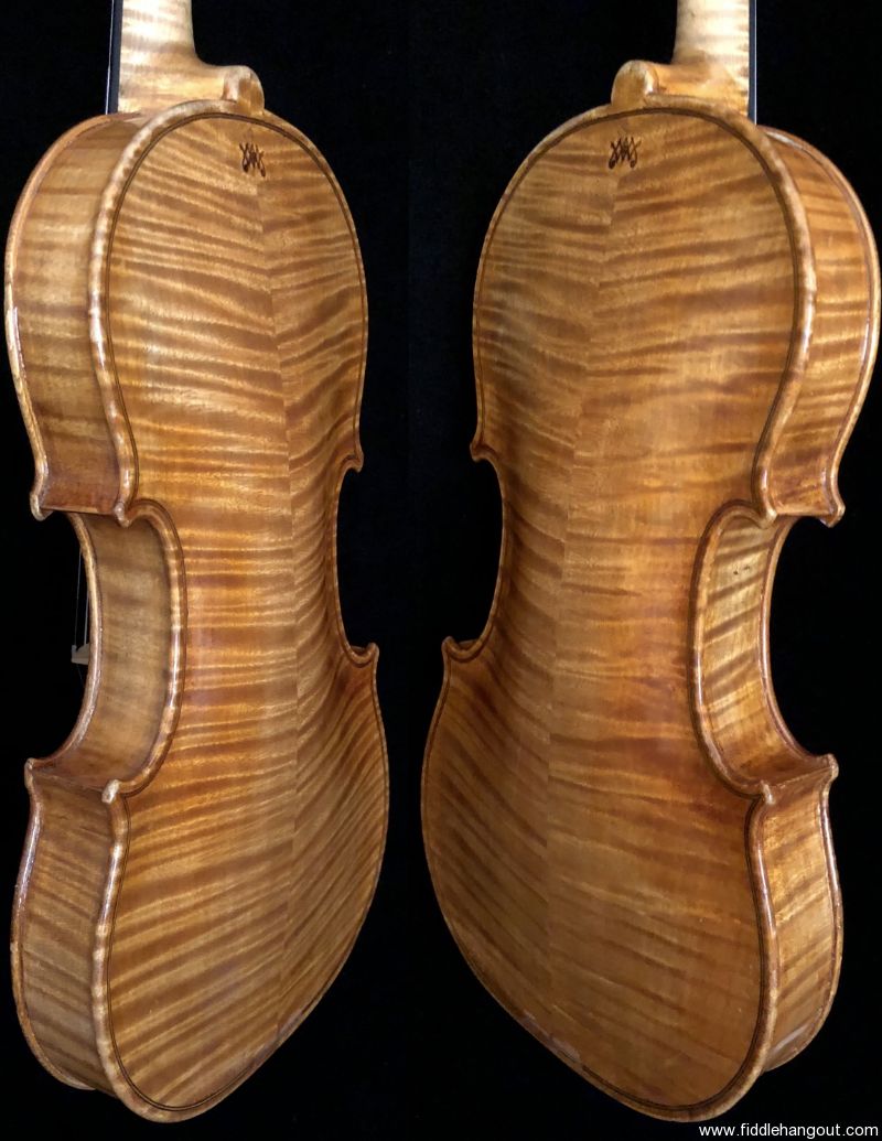 SOLD: Price Reduced! Fine Vintage American Fiddle by W. B. McLaughlin c ...