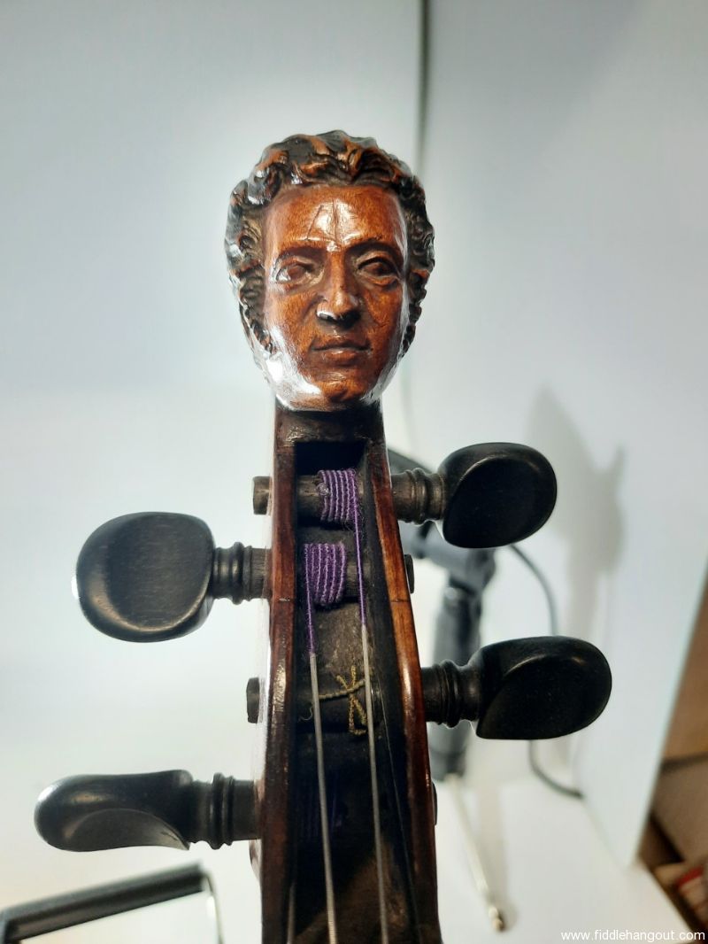 SOLD: Elvis Head fiddle! - Fiddle Hangout