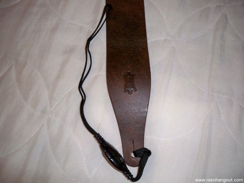 SOLD: LEVY"S Leather Dobro Strap with Planet Waves Connector Sale ...